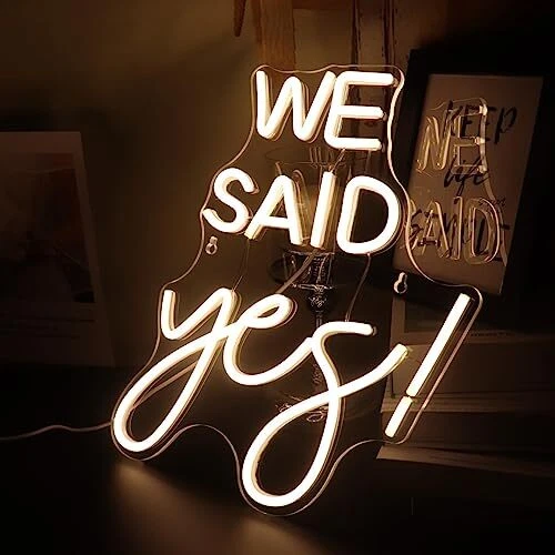 Neon Yes Sign