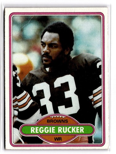 1980 Topps Football Reggie Rucker #458 Cleveland Browns | eBay