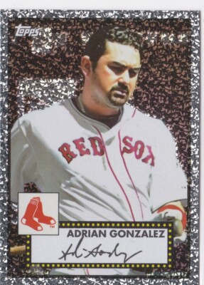 2011 Topps Black Diamond Wrapper Redemption Adrian Gonzalez #10 Boston ...