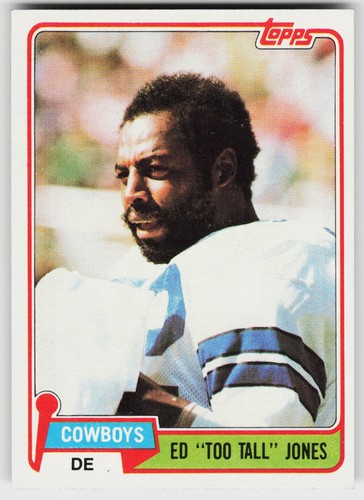 1981 Topps Ed "Too Tall" Jones Cowboys #185 | eBay