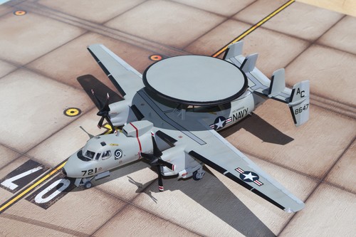 Built --- E-2C Hawkeye AWACS 1/72 | eBay