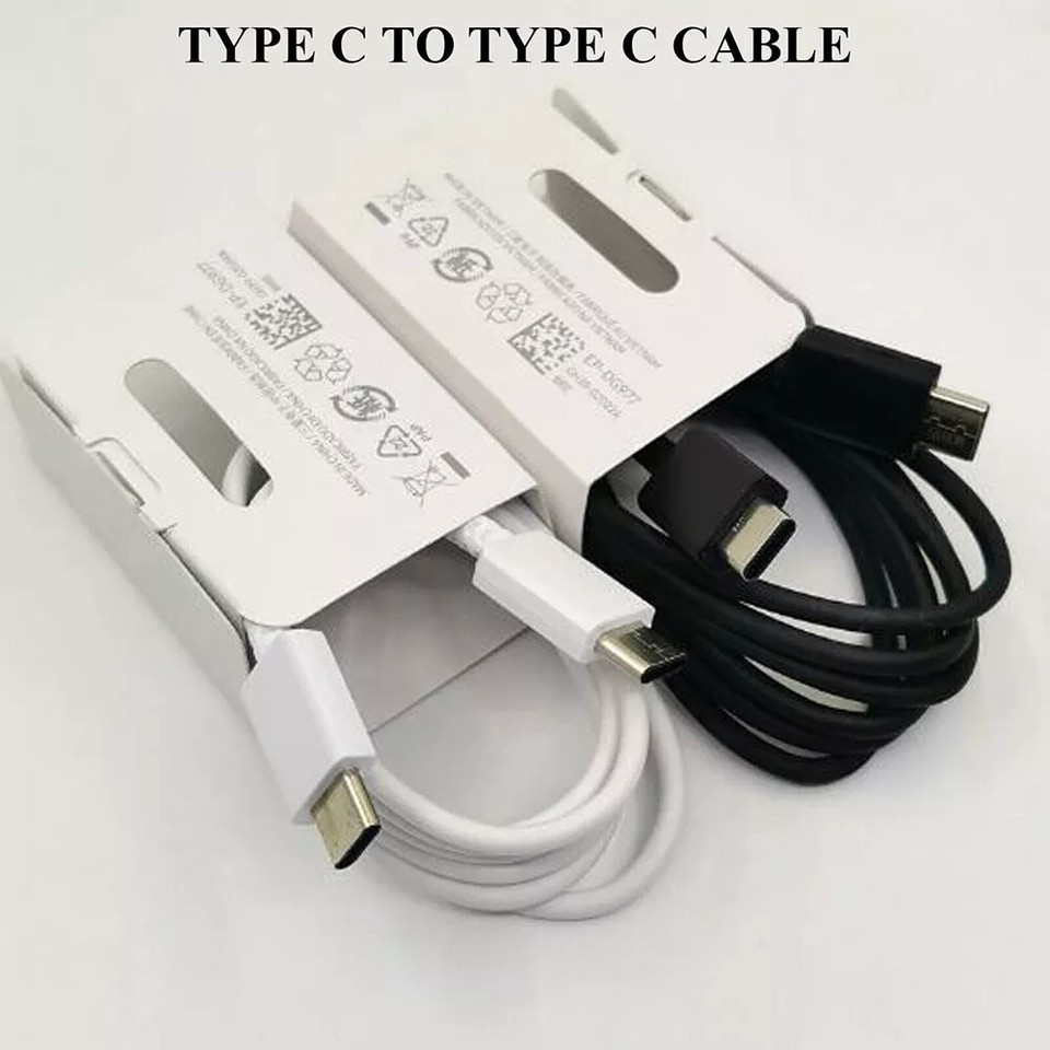 25W Fast Charger Adapter Plug & Cable For Galaxy Phones Type C ...