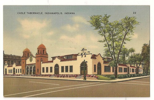 CADLE TABERNACLE, INDIANAPOLIS, INDIANA Vintage Postcard #22 | eBay