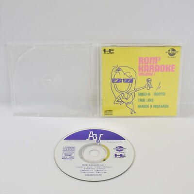 PC Engine CD ROM ROM KARAOKE VOL.1 No Back sheet 2866 pe | eBay