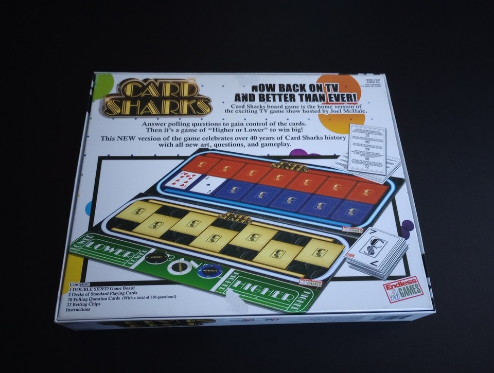 Card Sharks Board Game 2020 Version of TV Game Show Hosted by Joe ...