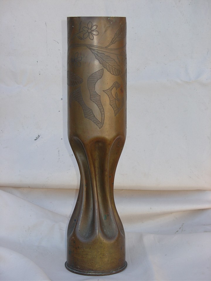 WWI1 world war one Battle of Verdun artillery shell trench art 100th ...