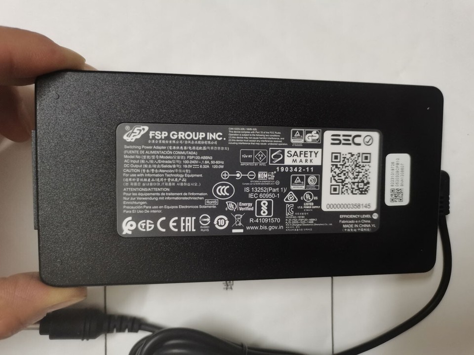 Original FSP 120W 19V 6.32A FSP120-ABBN3 For Getac s410 Laptop Slim AC ...