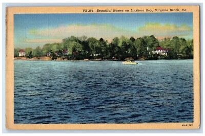 c1940's Beautiful Homes On Linkhorn Bay Virginia Beach Virginia VA ...