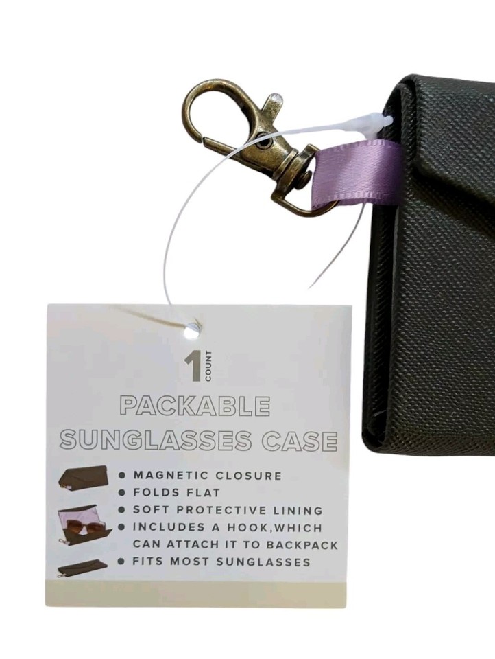 Target Brand 20 Pairs Magnetic Closure Folding Sunglass Cases With Hook ...