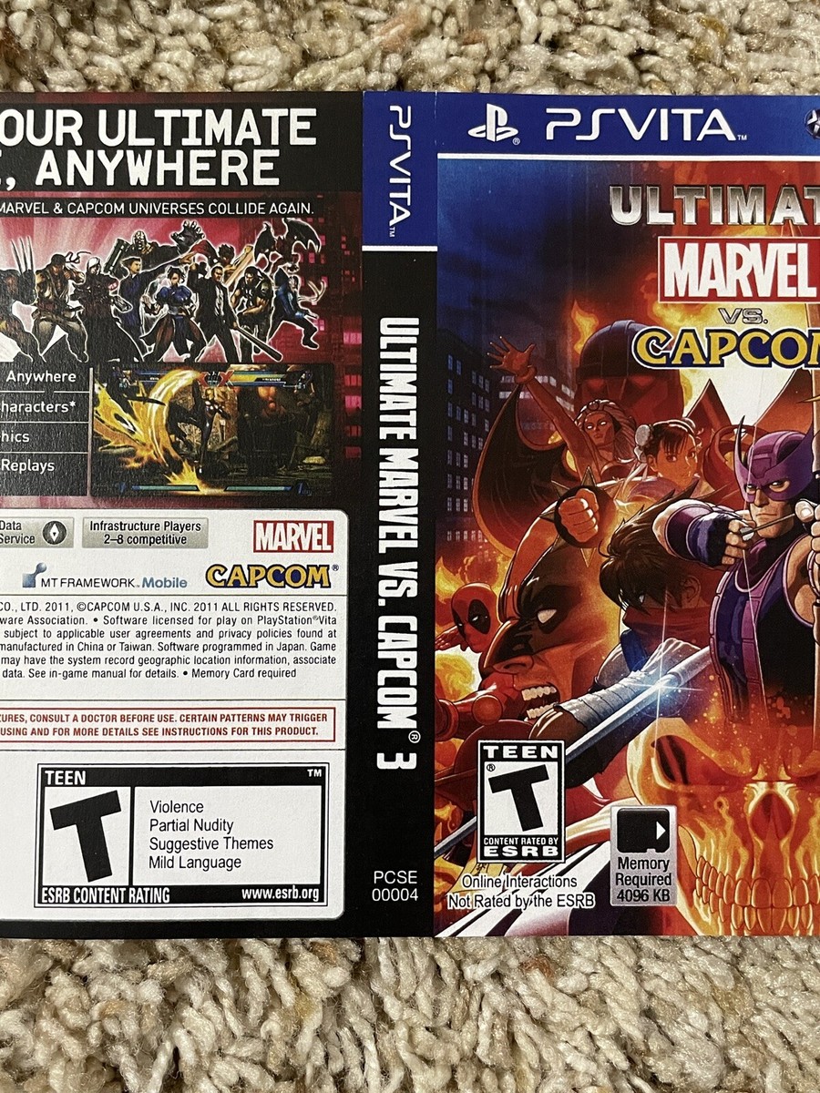 Ultimate Marvel Vs Capcom 3 Cover Art