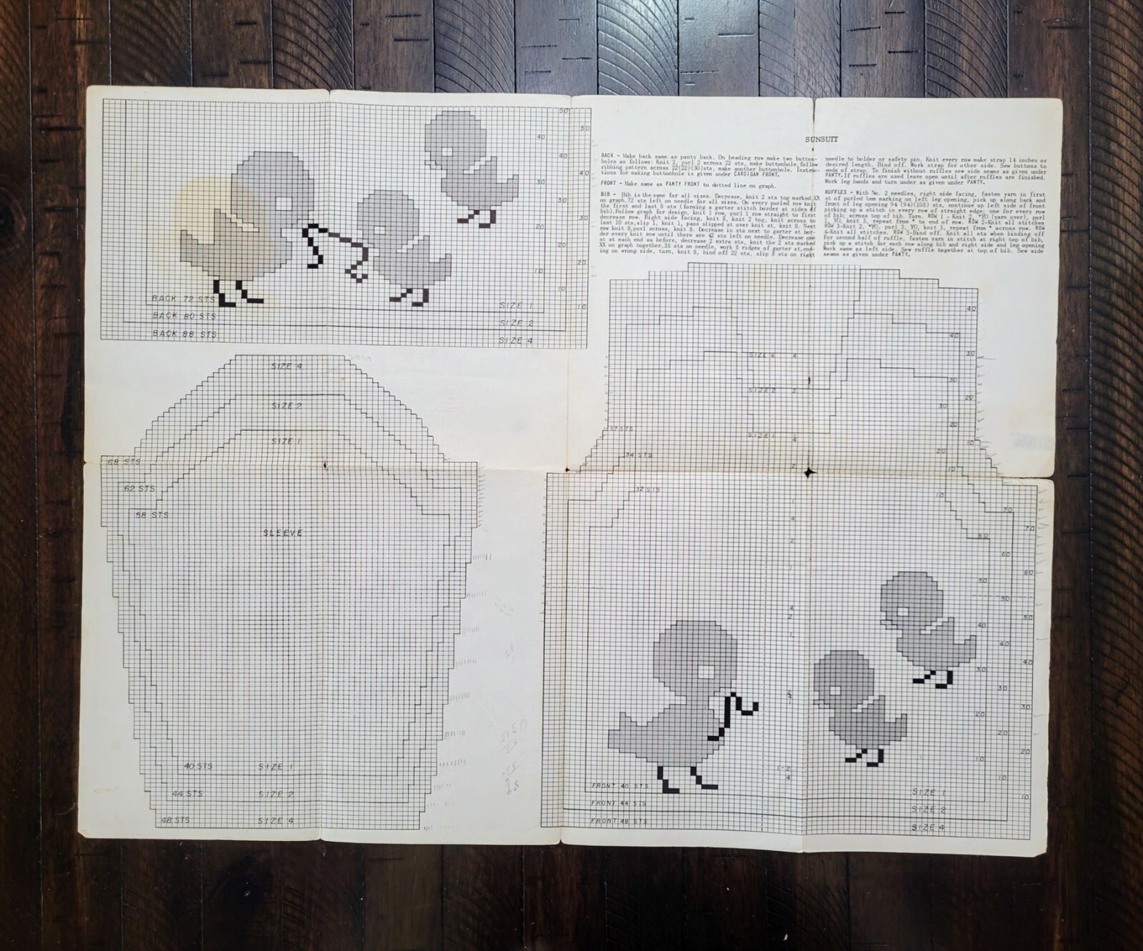 Vintage Knit-O-Graf Pattern #135 Baby Bird Cardigan/Sunsuit/Panty Sizes ...