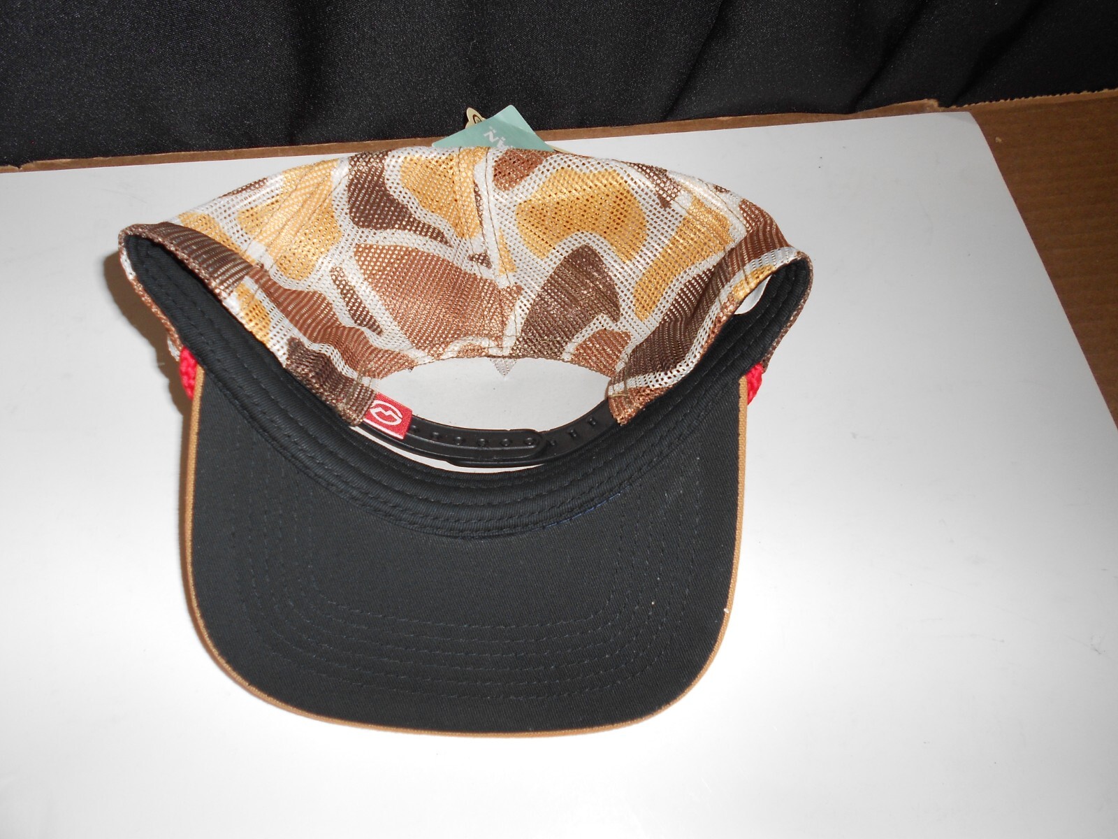 Magellan Outdoors Shiner Bock Mallard Tan Camo Hat SnapBack Trucker ...