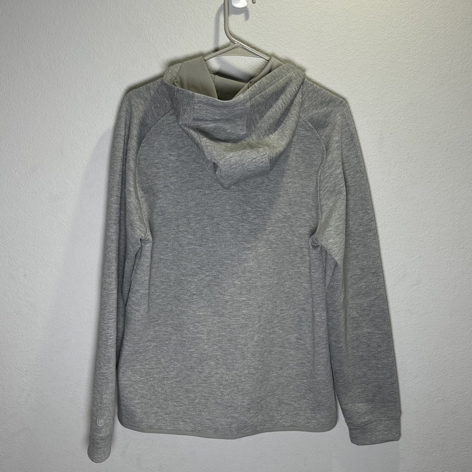 VRST Men's Pinnacle Fleece Full Zip Hoodie Gray Size Small zipper ...