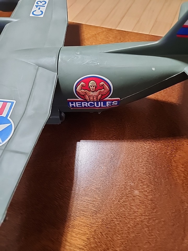 Vintage Tim Mee Toy Hercules C-130 Plastic Toy Airplane Made In USA W ...