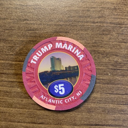 $5 trump marina House casino chip atlantic city super rare | eBay