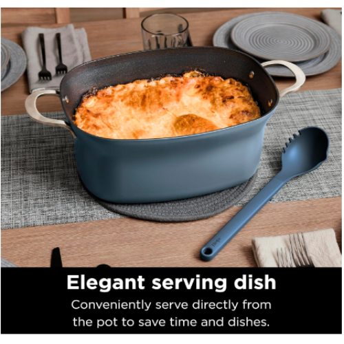 8.5 Qt Multi-Cooker, 8-in-1 Slow Cooker, Dutch Oven, Steamer, Oven Safe ...