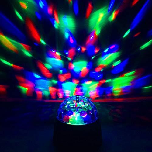 Rotating Crystal Ball LED Light Dome Battery-Operated 3.5" inch Party ...