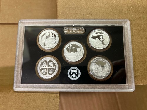 2019 S SILVER PROOF Quarters America the Beautiful ATB No BOX COA 5 ...