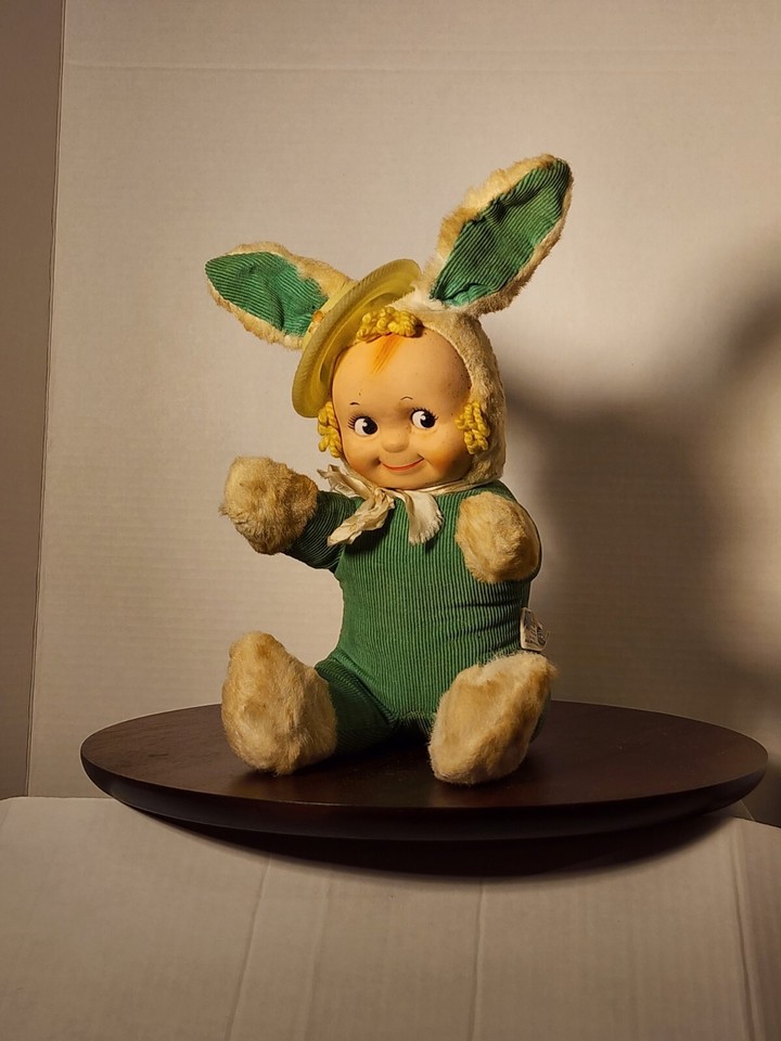 Rare Japan Kewpie Doll Bunny Rabbit Knickerbocker w/music box | eBay