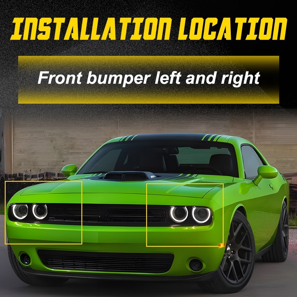 For Dodge Challenger Retaining Bumper Fascia Support Bracket Set 2015 ...