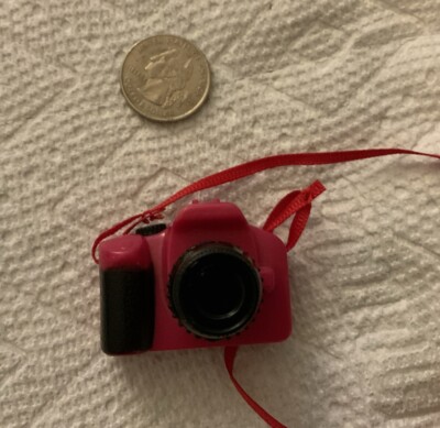 American Girl Camera 35 Mm Miniature Pink Doll Accessory Toy Battat | eBay