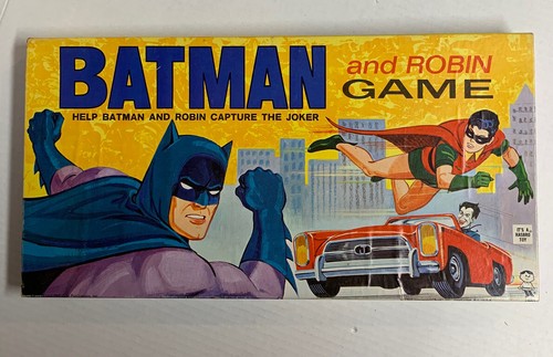 VINTAGE - BATMAN ROBIN Board Game - Hasbro 1965 - Red Board | eBay