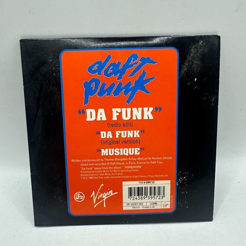 Daft Punk Da Funk 1996 UK CD Single VSCDT1625 | eBay