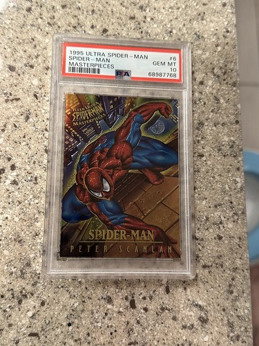 1995 Marvel Fleer Ultra Spider-Man Spider Man Masterpieces #6 PSA GEM ...