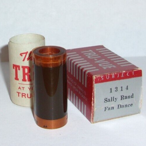 Vintage 3D Tru-Vue True View Sally Rand Fan Dance Film Strip #1314 View ...