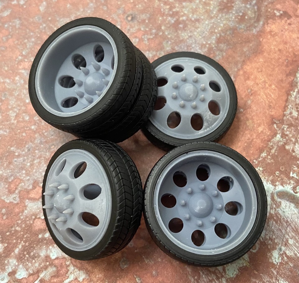 Resin 1/24 Scale: 26-inch “Horizon” Dually Wheels W/ Low Profile Tires ...