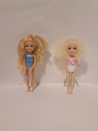Barbie sister Chelsea doll white lamb top & Chelsea doll Camping Fun ...