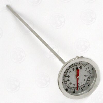 SIDE CLIP STAINLESS STEEL BREW KETTLE THERMOMETER for Homebrewing and ...