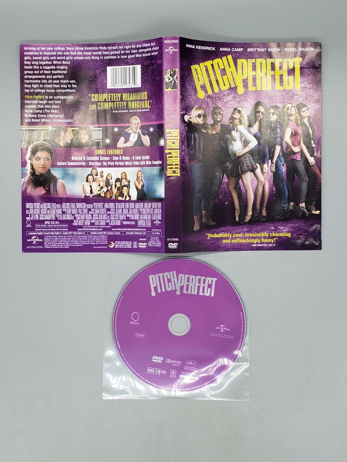 Pitch Perfect (DVD, 2012) No Case No Tracking 25192134319| eBay