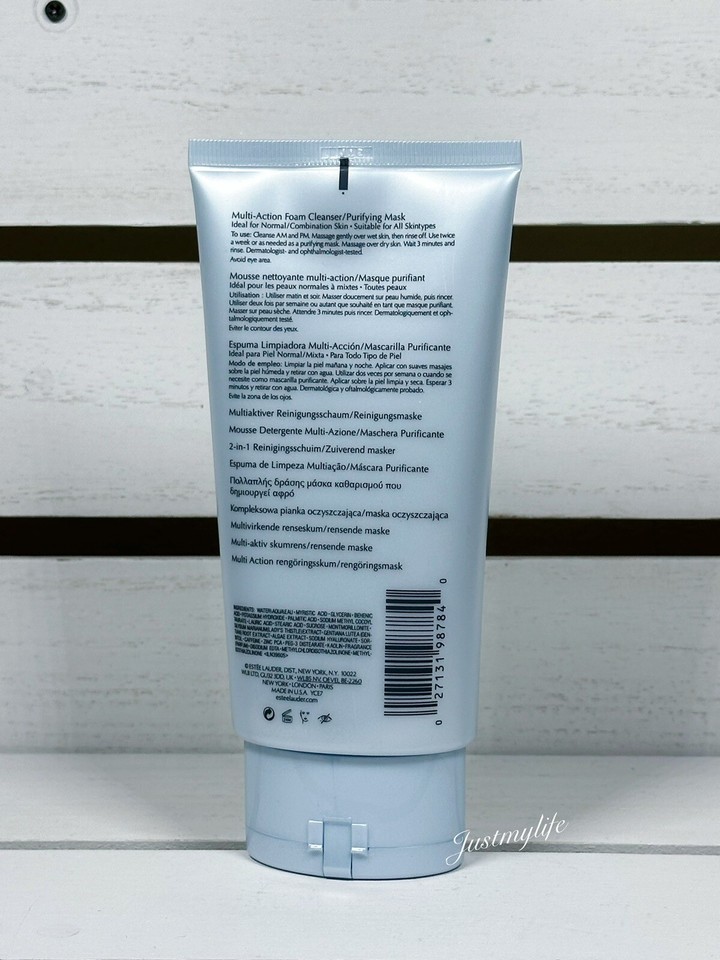 Estee Lauder Perfectly Clean Multi-Action Foam Cleanser/Purifying Mask ...