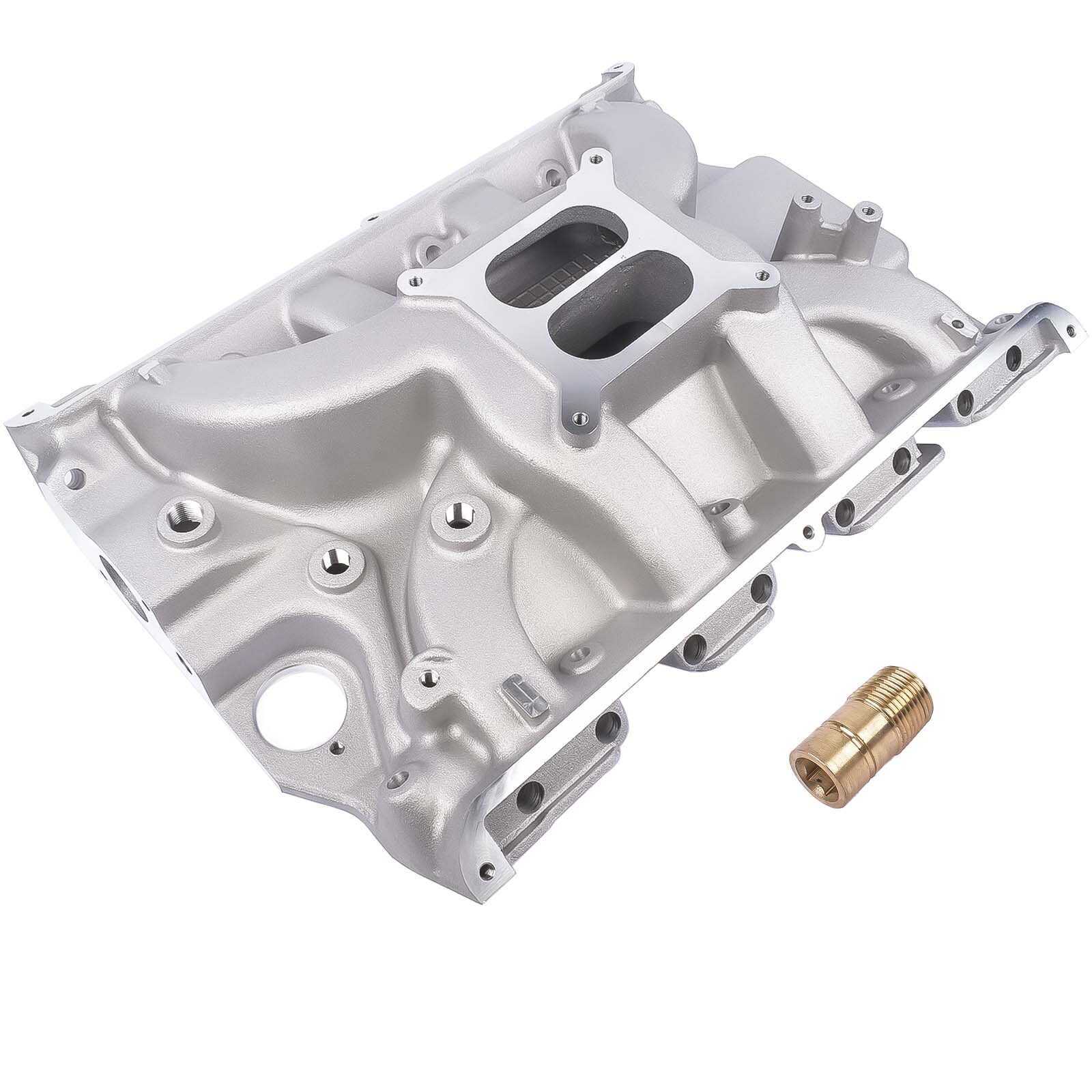 Dual Plane Aluminum Intake Manifold 7105 for Ford FE 390 427 V8' s 1500 ...