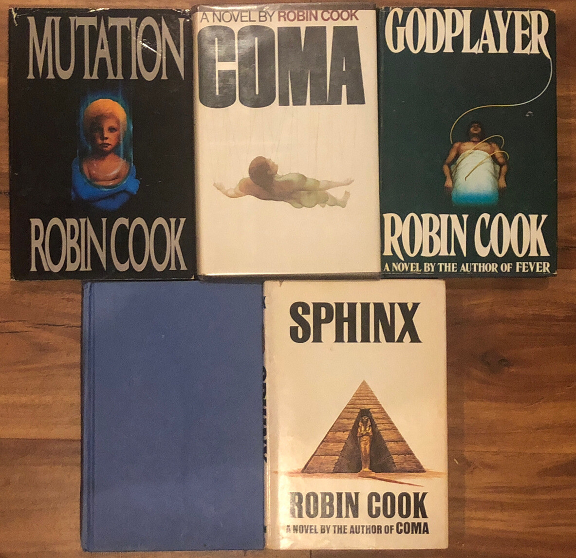 ROBIN COOK- 5 Hardcover Book Lot - Coma, Sphinx, Brain, Mutation ...