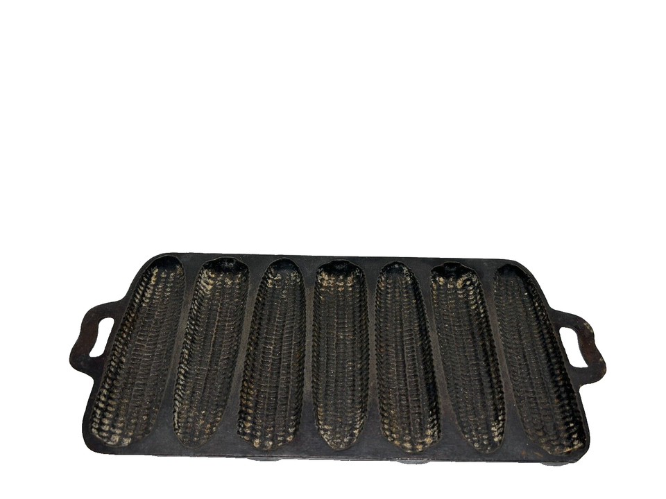 Cast Iron Corn Bread Stick Pan Cornbread 7 Ear USA Vintage S7 | eBay