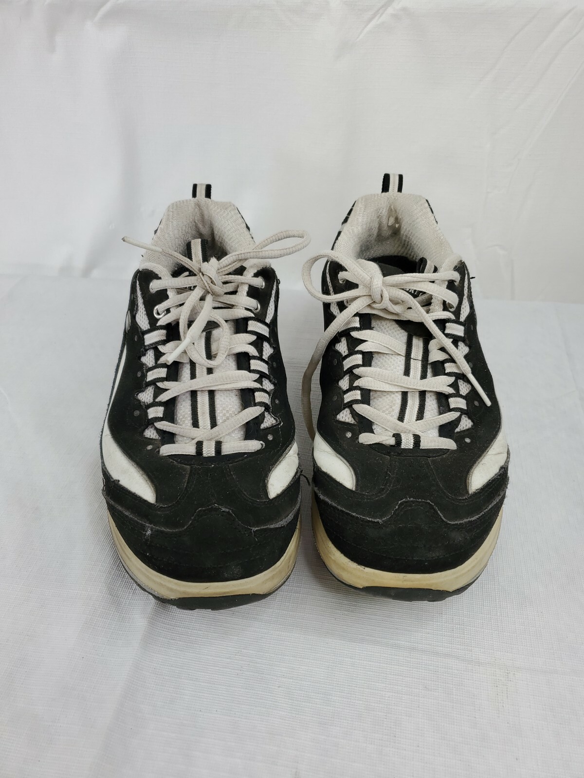 Skechers Women's Shape Ups Shoes Sz 8.5 Leather Black… - Gem