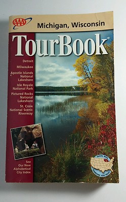TourBook TOUR BOOK MICHIGAN WISCONSIN TRAVEL GUN GUIDE 1998 PAPERBACK ...