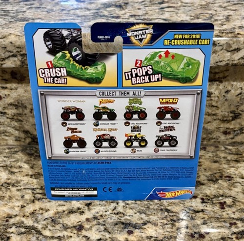 2018 Hot Wheels Monster Jam Wonder Woman EPIC ADDITIONS Truck NIB | eBay