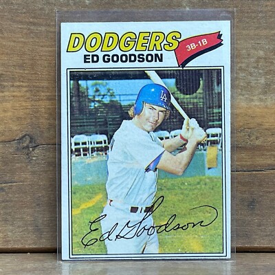 1977 Topps Baseball Card #584 Ed Goodson Los Angeles Dodgers | eBay