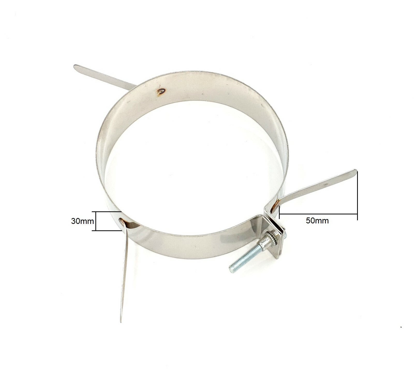 Stainless Steel Flue Liner Distance Clamp / Multi Fuel Chimney Tube Gap ...