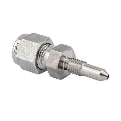 FITOK 316SS DP Transmitter Calibration Adapter 1/4in OD × 1/4-28 ...