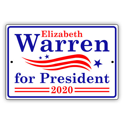 Elizabeth Warren For President 2020 Vote For USA Elections Aluminum ...