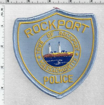 Rockport Police (Massachusetts) 1st Issue Shoulder Patch | eBay