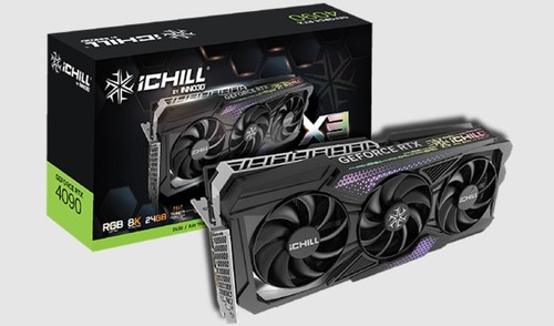 INNO3D GEFORCE RTX 4090 D 24GB Super ICE Dragon GPU Gaming Graphics ...