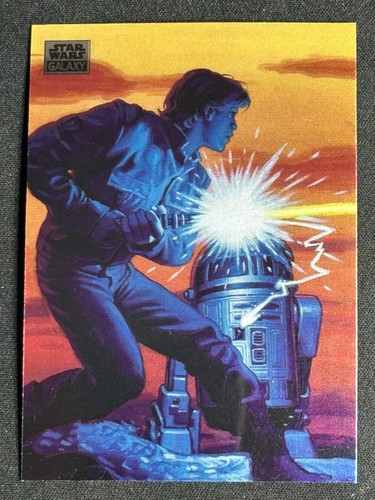 2024 Star Wars Galaxy Chrome Luke Skywalker and R2-D2 #50 Darth Vader ...
