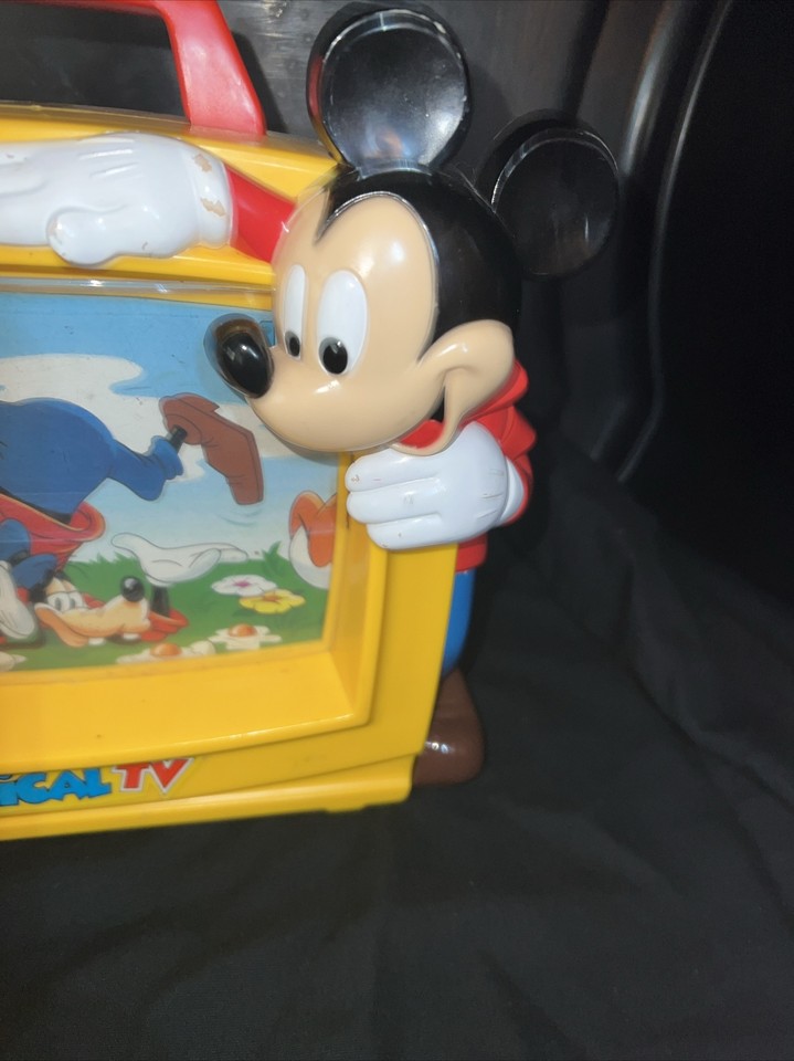 Disney Mickey Mouse Scrolling Musical TV. Tested And Works. Rare | eBay