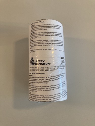 Avery Dennison Monarch 1100 Series Price Senso Labels 8 Rolls White ...