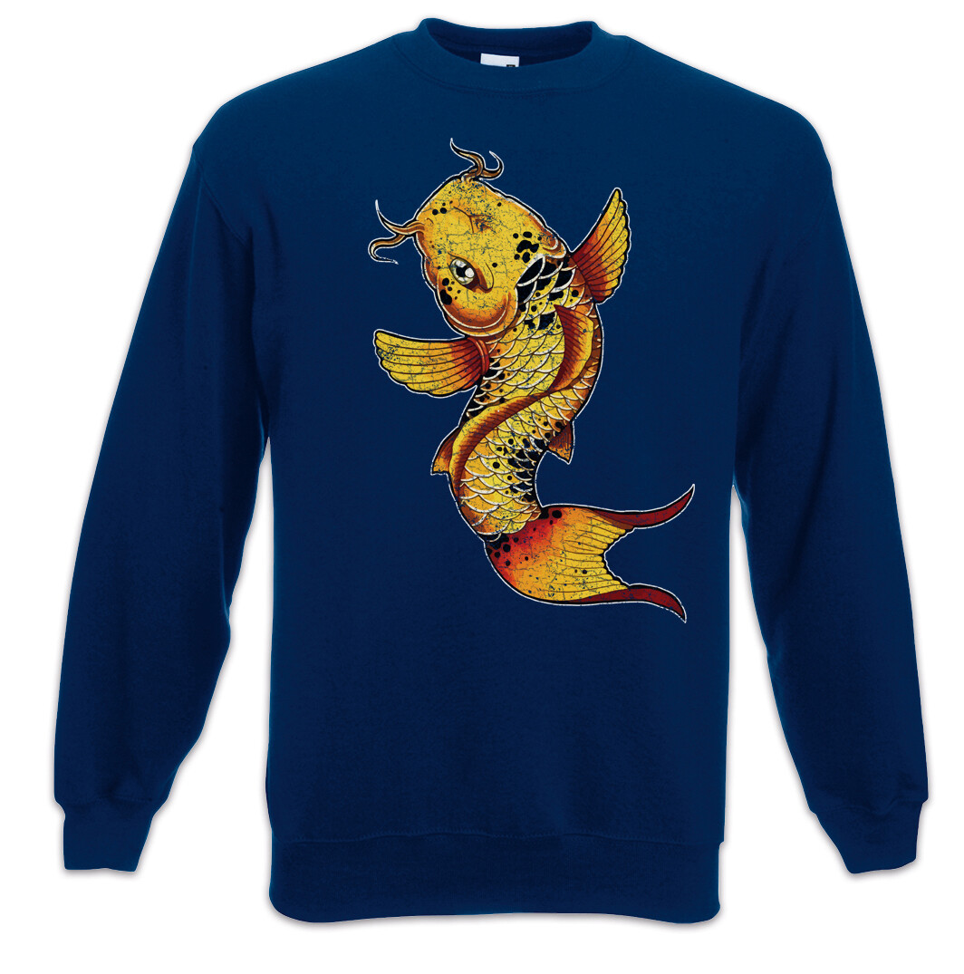 Koi Sweatshirt Pullover Fish Angler Catfish Rod and Line Go Fishing ...